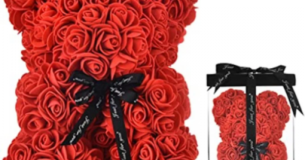 ️Мече от рози Подаръци за Жена|Podaratsi.bg®