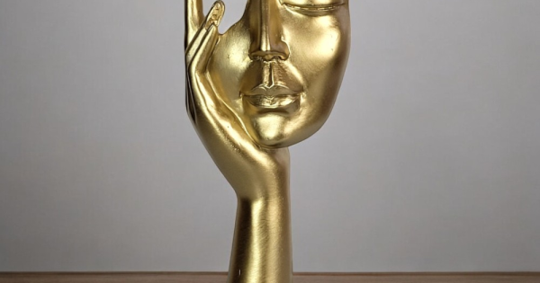 Арт Декорация Подарък - Златна Скулптура | Podaratsi.bg